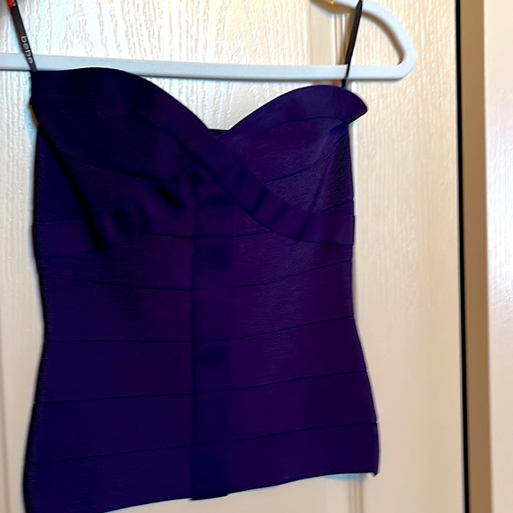 bebe | Tops | Bebe Purple Bandage Tube Top Purple Small | Poshmark